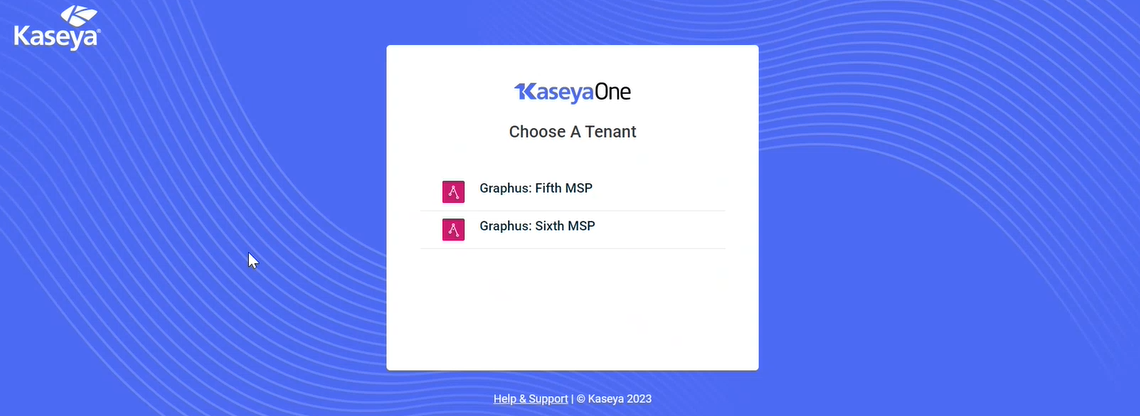 Enabling KaseyaOne Unified login for Graphus – Kaseya