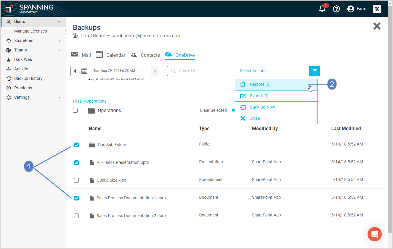 How do I restore OneDrive for Business data? – Kaseya How do I restore OneDrive for Business data? – Kaseya