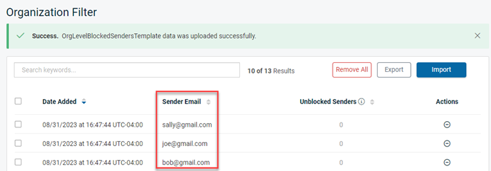 Managing the Personal Spam Filter – Kaseya