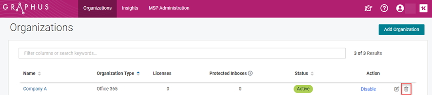 Graphus Microsoft 365 deactivation guide – Kaseya