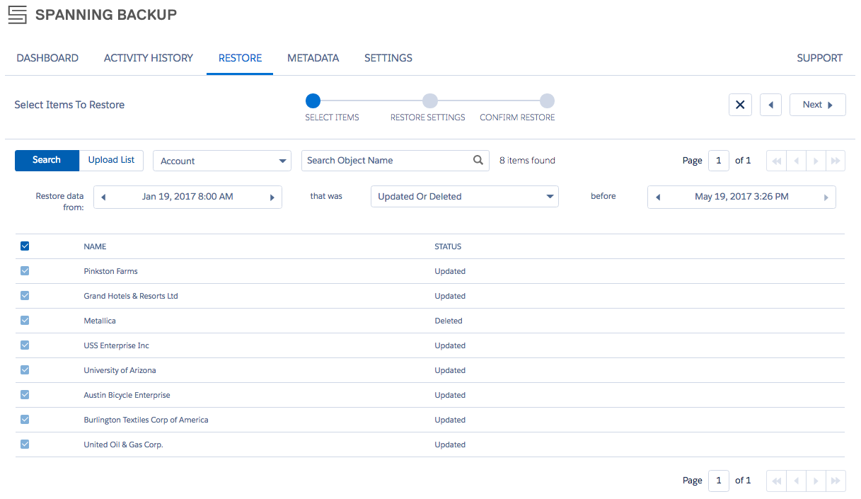 What is Spanning Backup for Salesforce Bulk Restore? – Kaseya